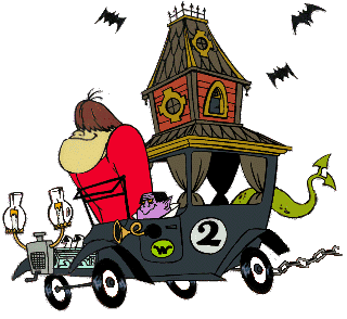 The Creepy Coupe - car in 'Wacky Races' animated TV series - MOVIES & MANIA