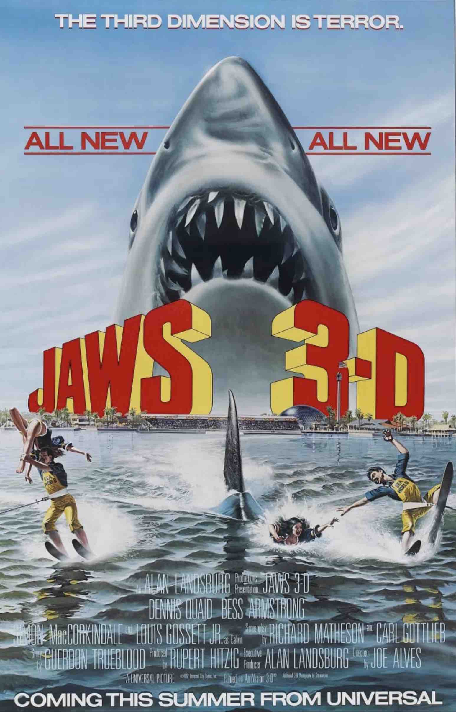 JAWS III aka JAWS 3-D (1983) Reviews and overview - MOVIES & MANIA