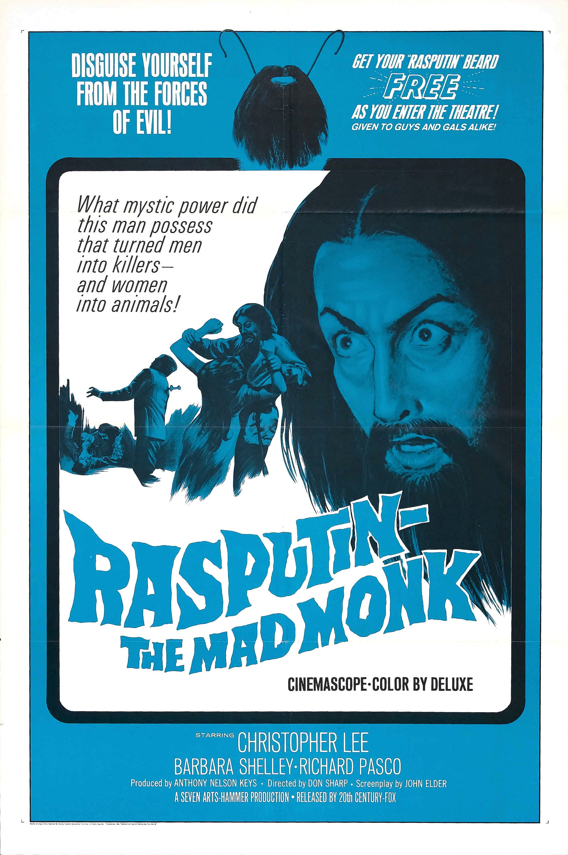 RASPUTIN THE MAD MONK (1966) Reviews and overview - MOVIES & MANIA