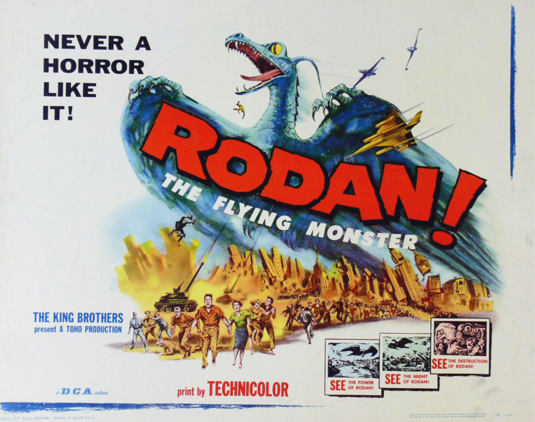 Rodan - movie monster