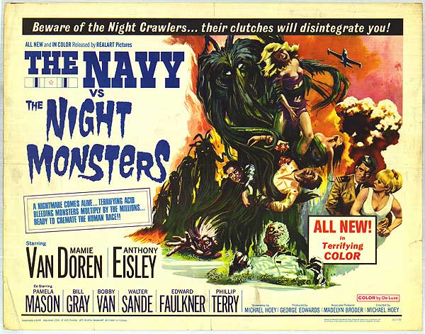 THE NAVY VS. THE NIGHT MONSTERS (1966) Reviews and overview