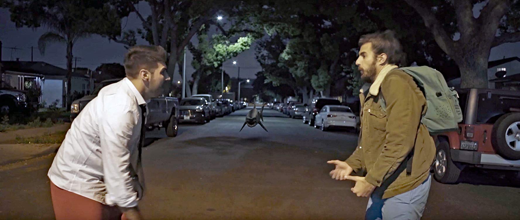 BAD CGI SHARKS (2019) Reviews of comedy horror - MOVIES & MANIA