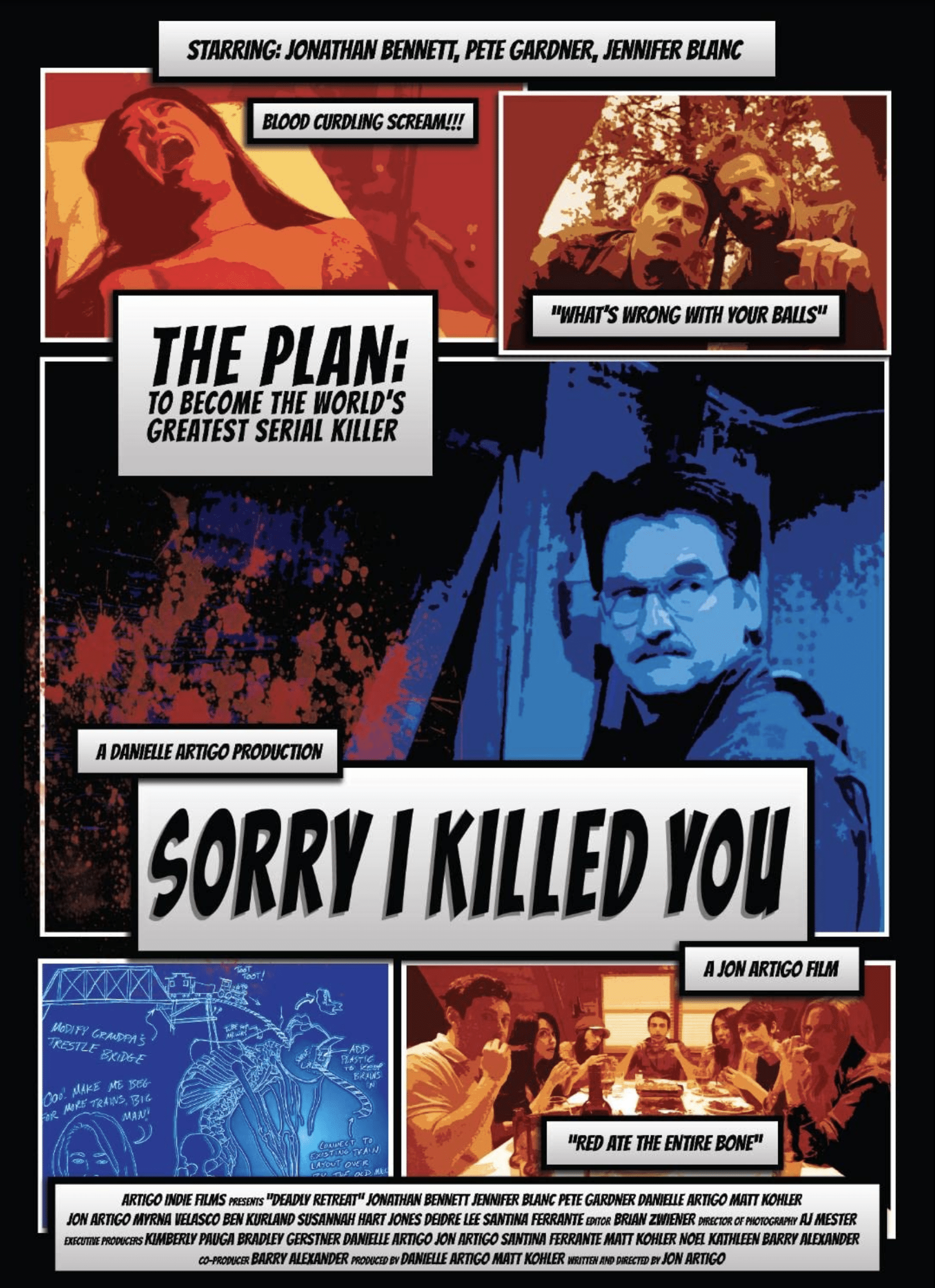 SORRY I KILLED YOU (2020) Serial killer comedy horror - MOVIES & MANIA