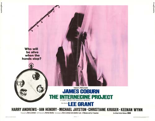 THE INTERNECINE PROJECT James Coburn spy thriller - reviews and free ...