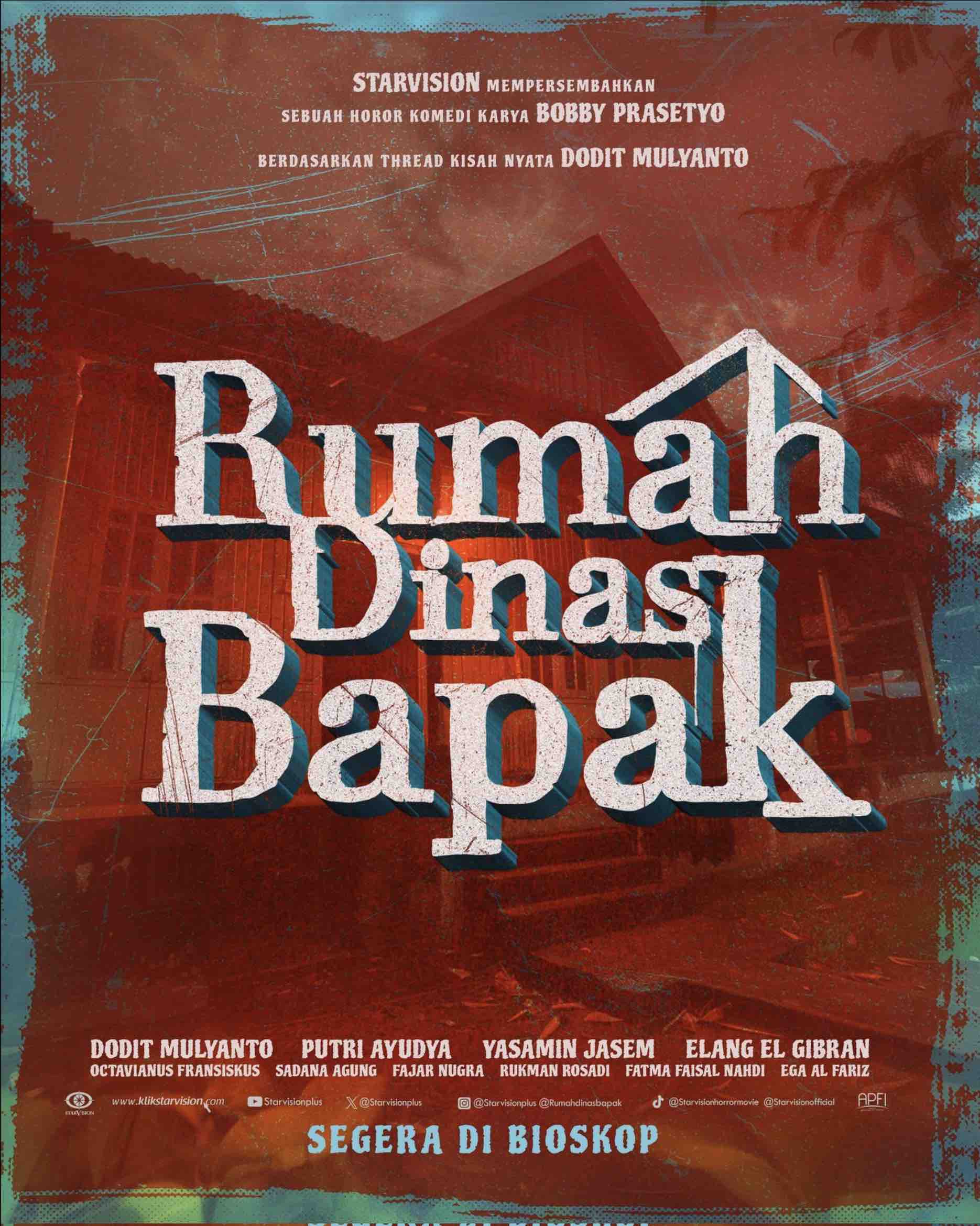 RUMAH DINAS BAPAK Indonesian comedy horror - teaser and release date ...