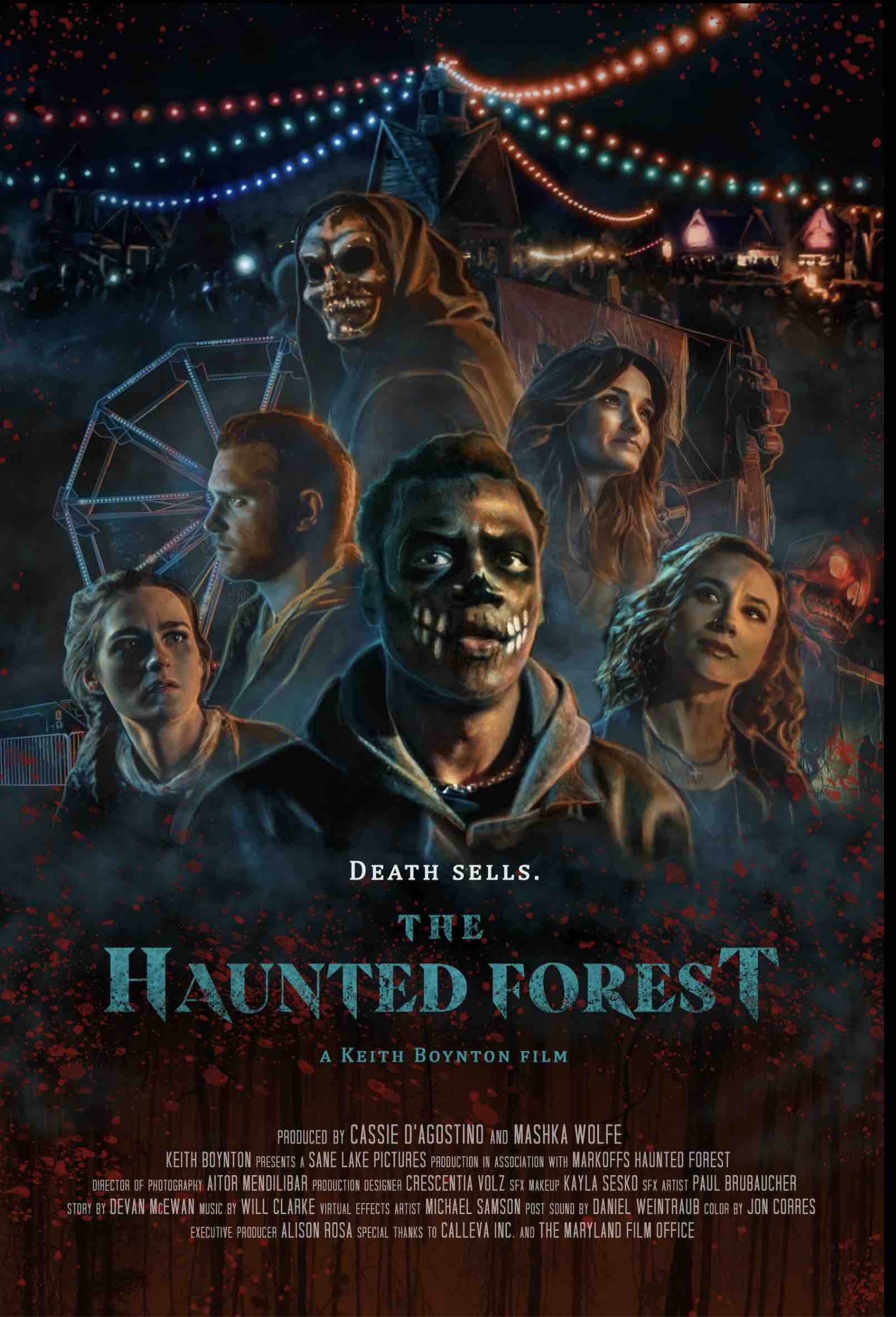 THE HAUNTED FOREST Slasher - trailer - soon at FrightFest - MOVIES & MANIA